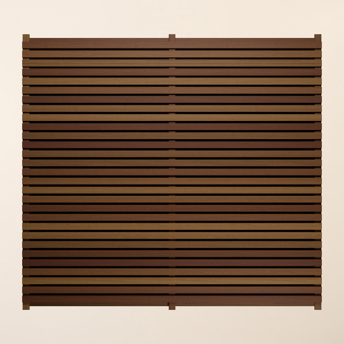 Iroko Slatted Fence Panels (Double Sided) – Ruby Group