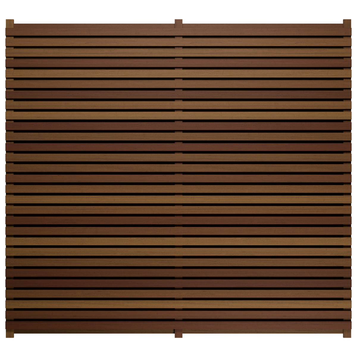 Iroko Slatted Fence Panels (Double Sided) – Ruby Group