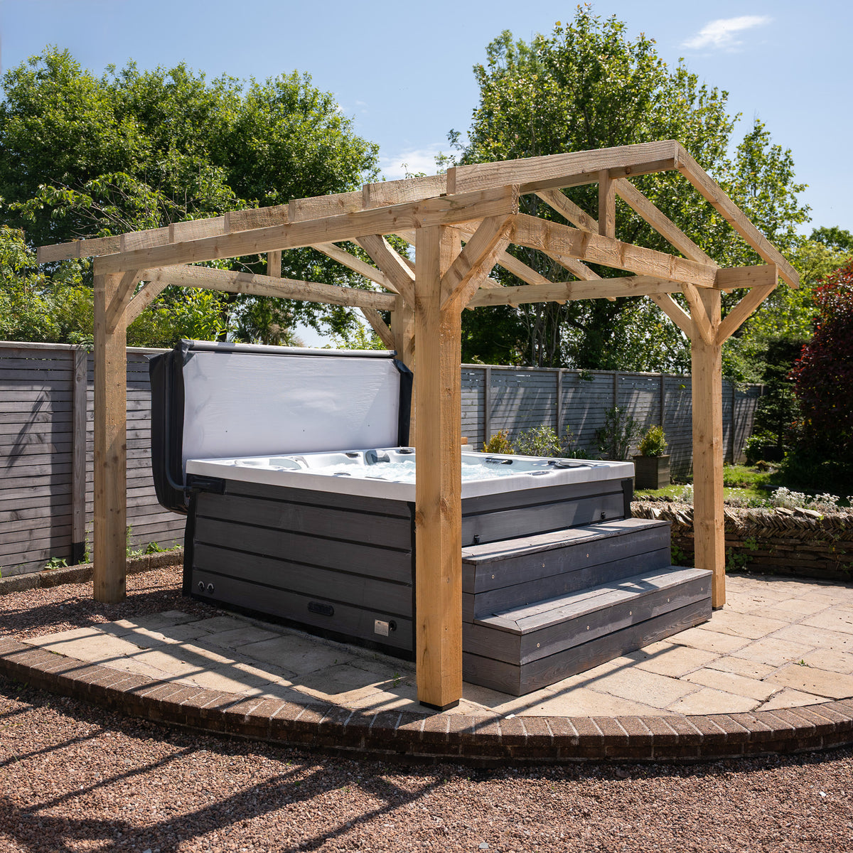 Garden Pergola Kit | Garden Structures | Open Roof – Ruby Group