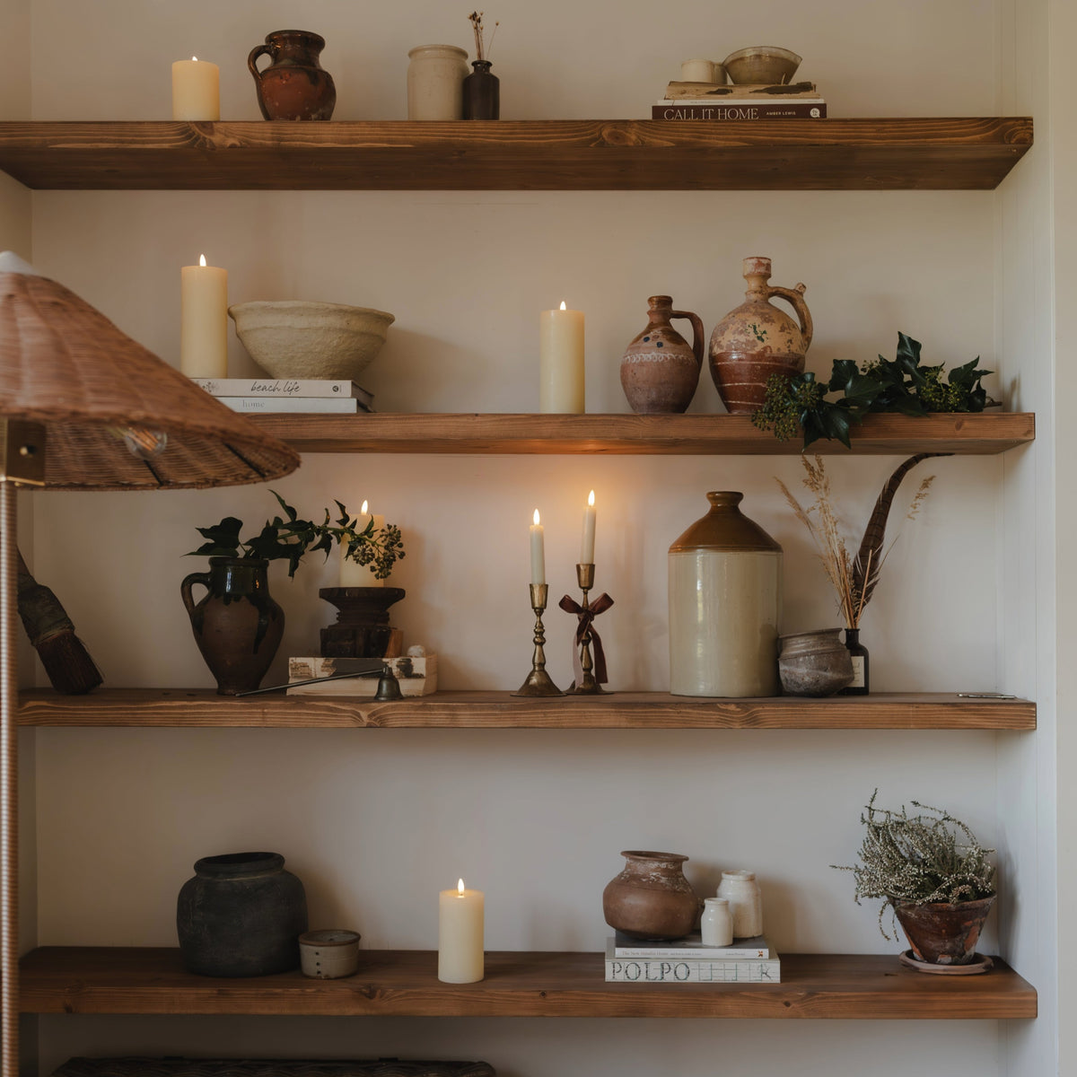 Bespoke Solid Wooden Floating Shelf - 150mm Depth x 40mm Thickness – Ruby Group