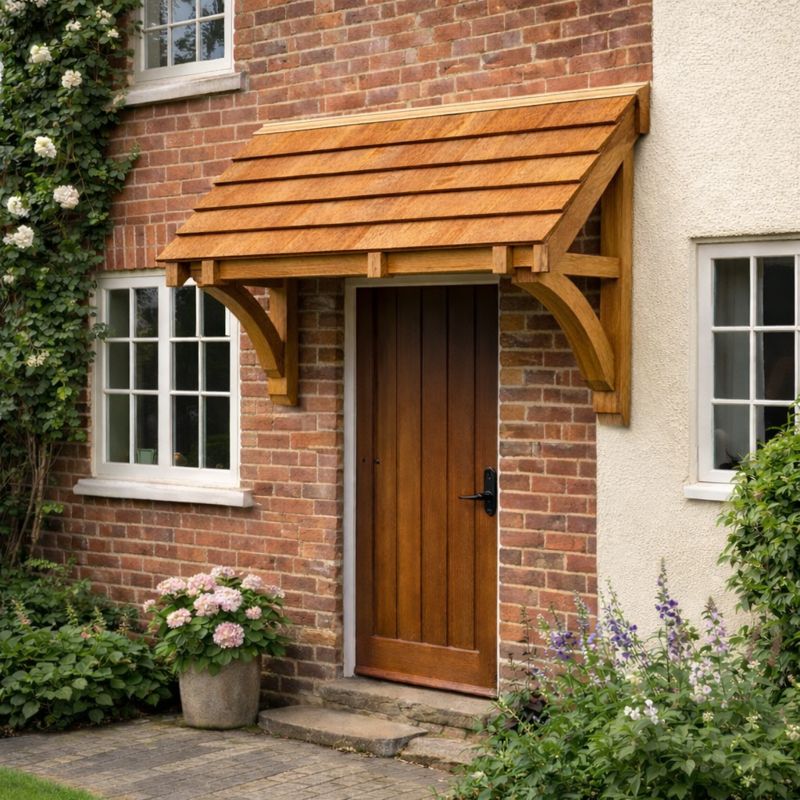 Oak Apex Porch Canopy - Bespoke Sizes - Nationwide delivery – Ruby Group