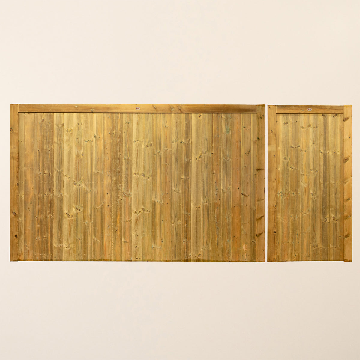 Croyde Scandinavian Redwood Mortise & Tenon 3/4 Split Entrance Gate ...