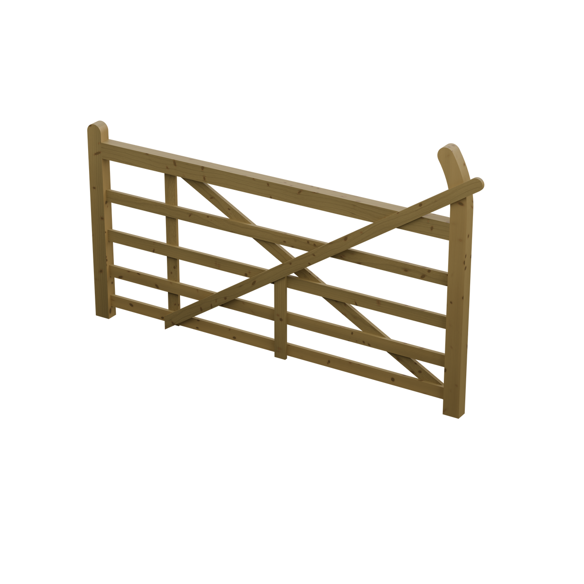 Exbourne Curved Heel Gate | Driveway Gates | Ruby UK – Ruby Group