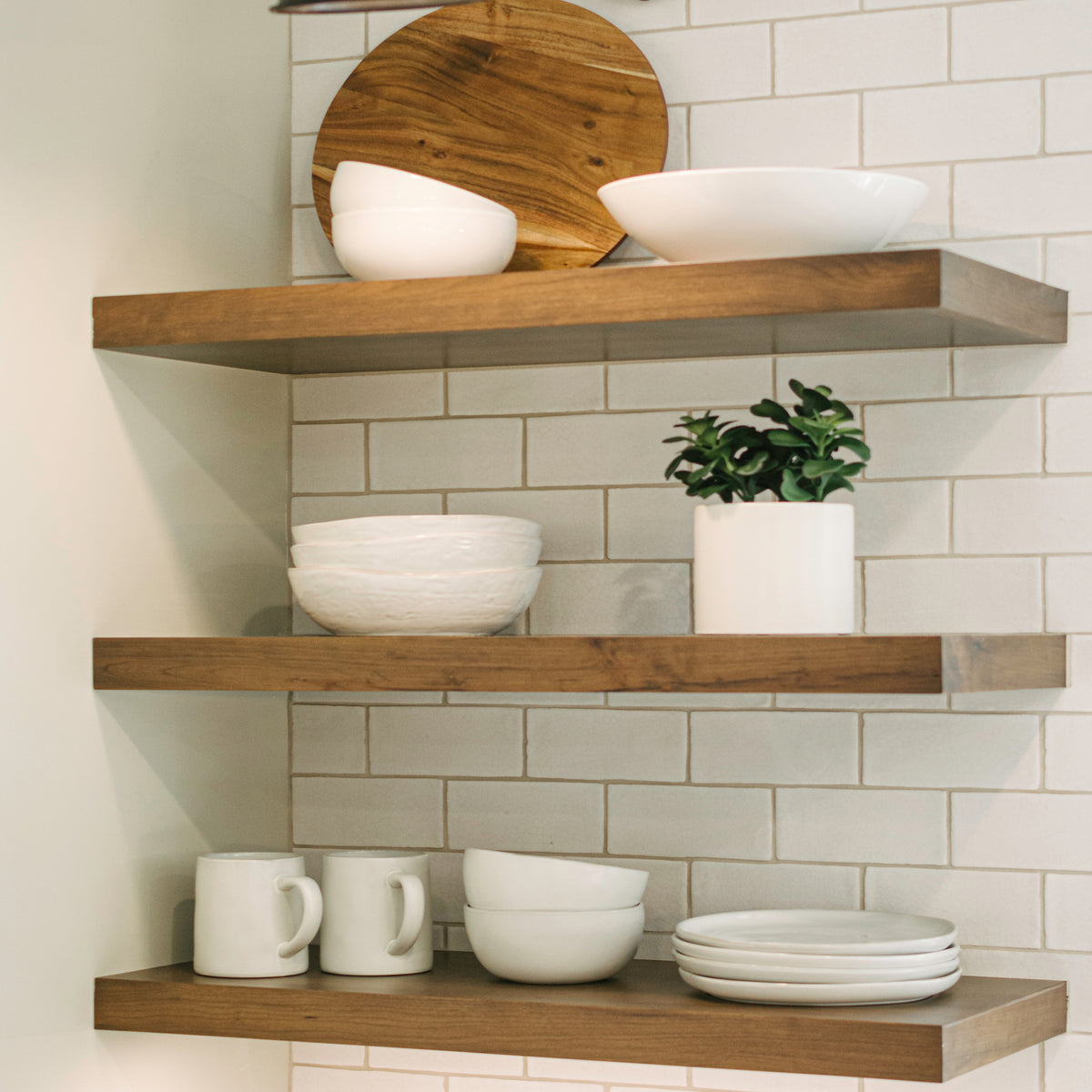 Bespoke Solid Wooden Floating Shelf - 220mm Depth x 18mm Thickness – Ruby Group