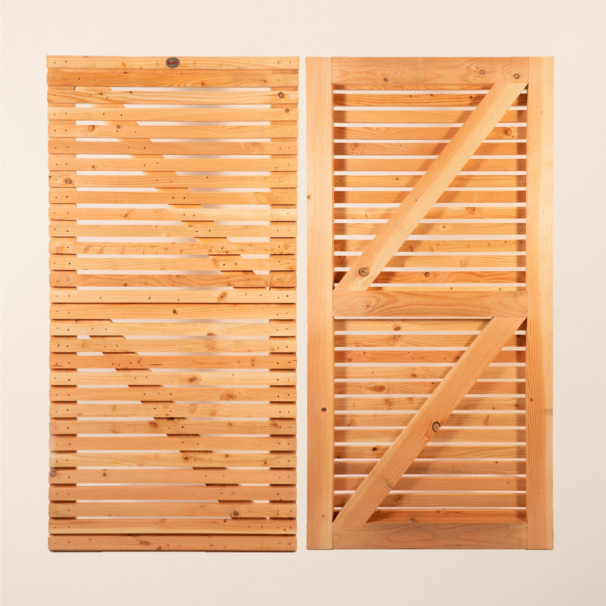 Garden Gates | Larch Slatted Side Gate – Ruby Group