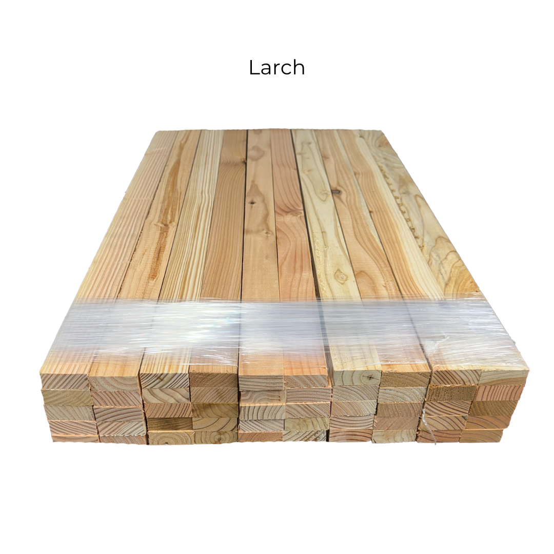 Larch / Cedar DIY 2" x 1" Bundle - Design your own Fence Slats, Plante ...