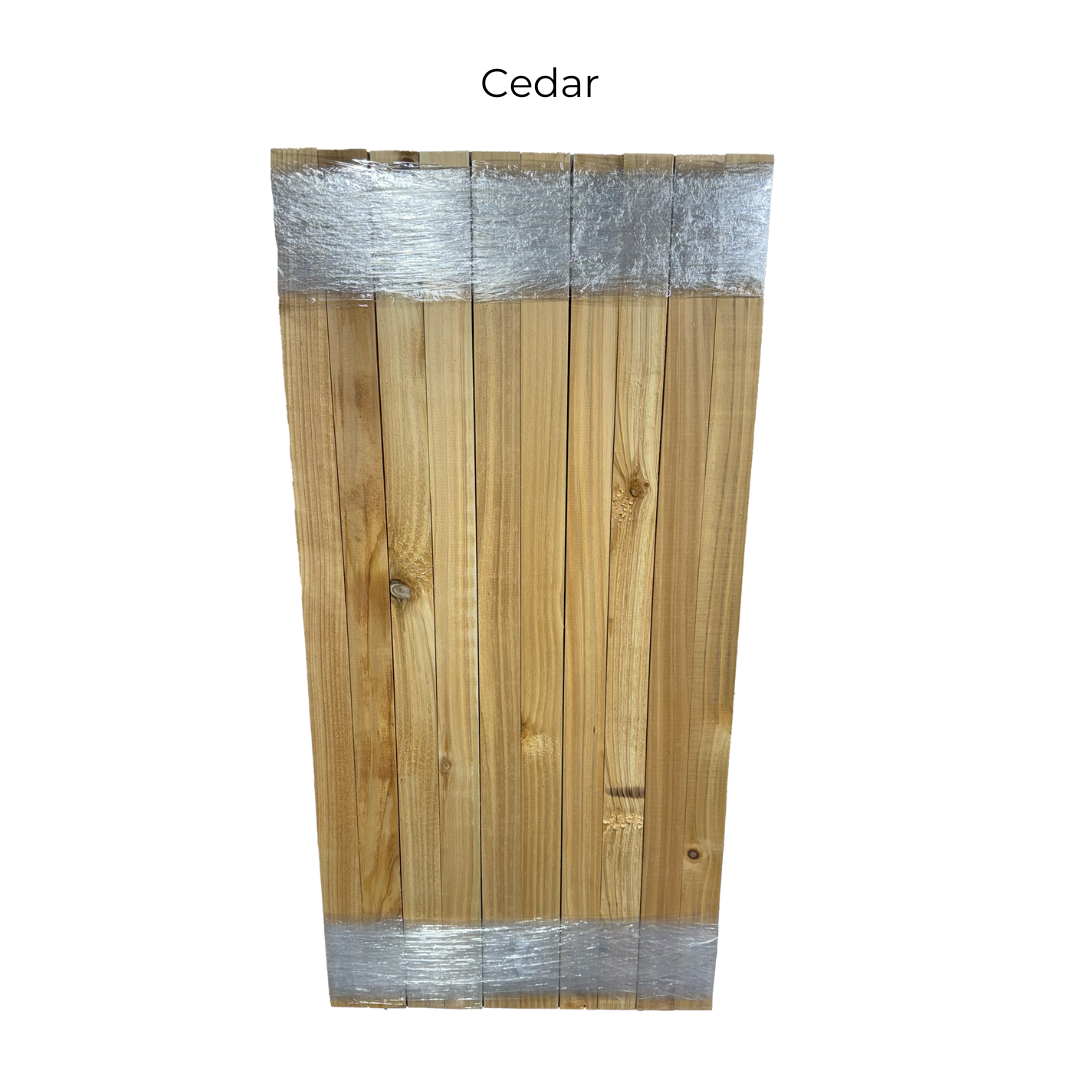 Larch / Cedar DIY 2" x 1" Bundle - Design your own Fence Slats, Plante – Ruby Group