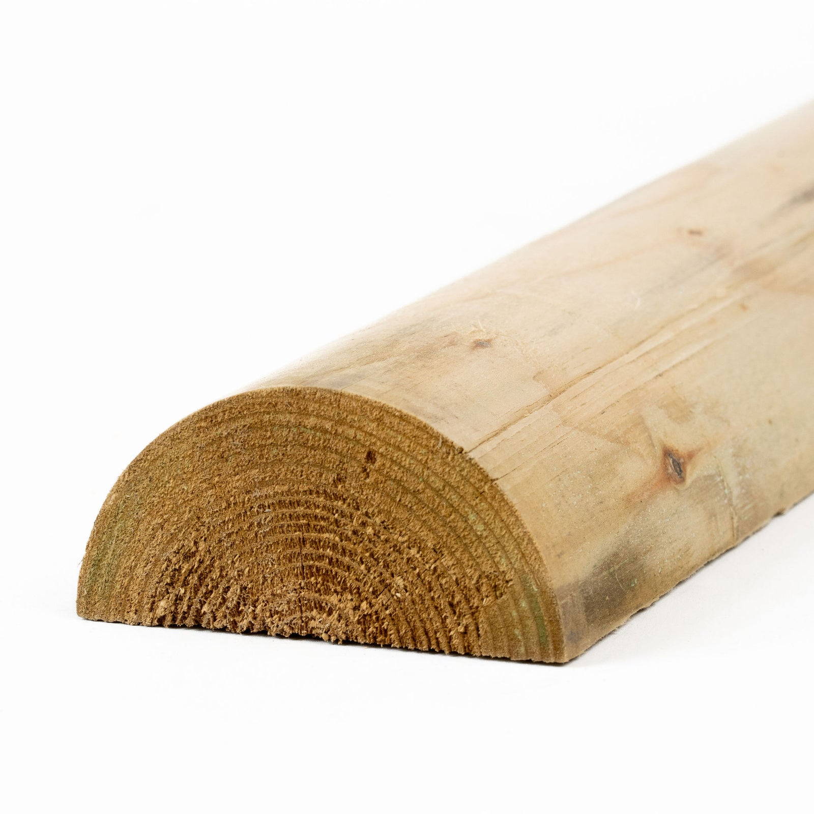 100mm Treated Half Round Rails| Ruby UK