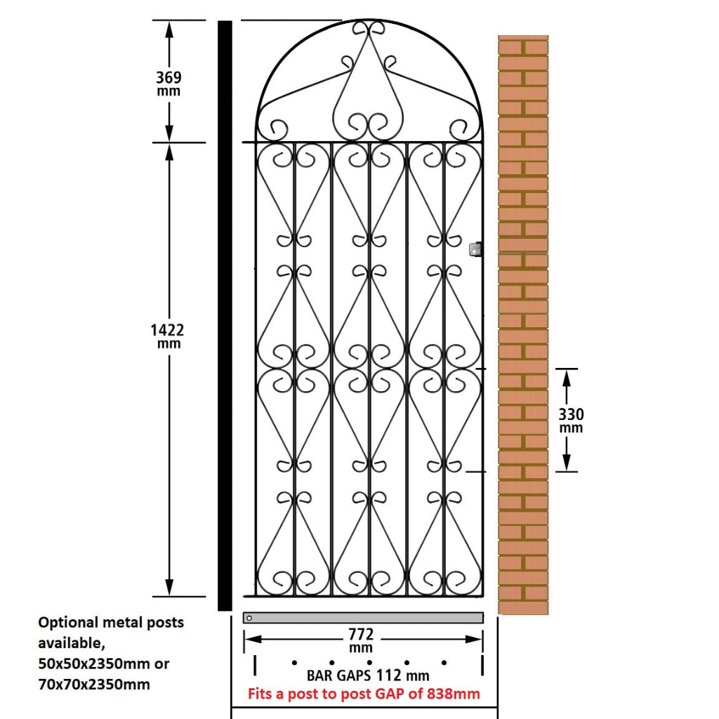 Roche Bow Top Side Gate Tall – Ruby Group