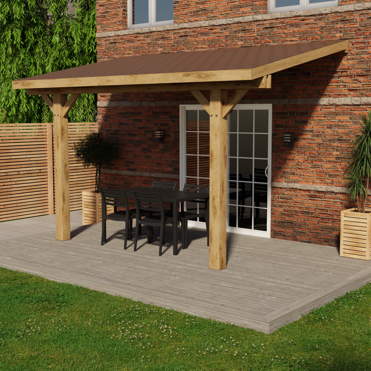 Oak Pergola | Garden Structures – Ruby Group