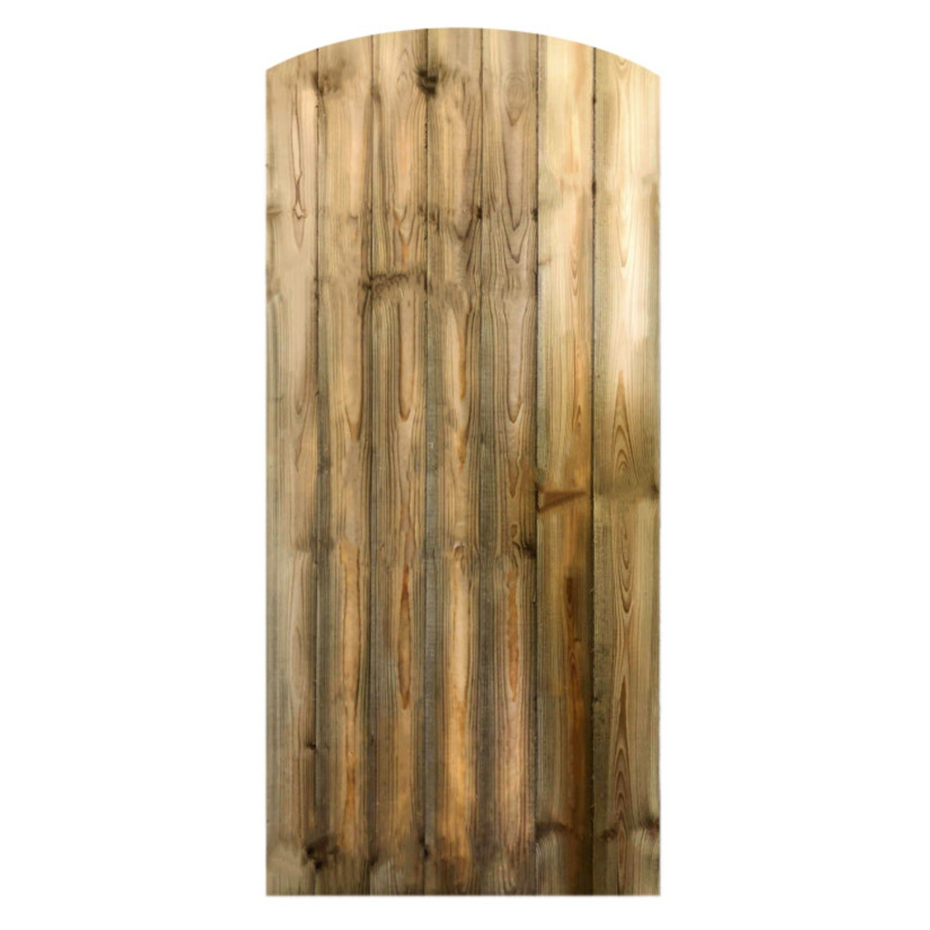 Curved Featheredge Side Gate | 1.2m High | Wooden Gate – Ruby Group