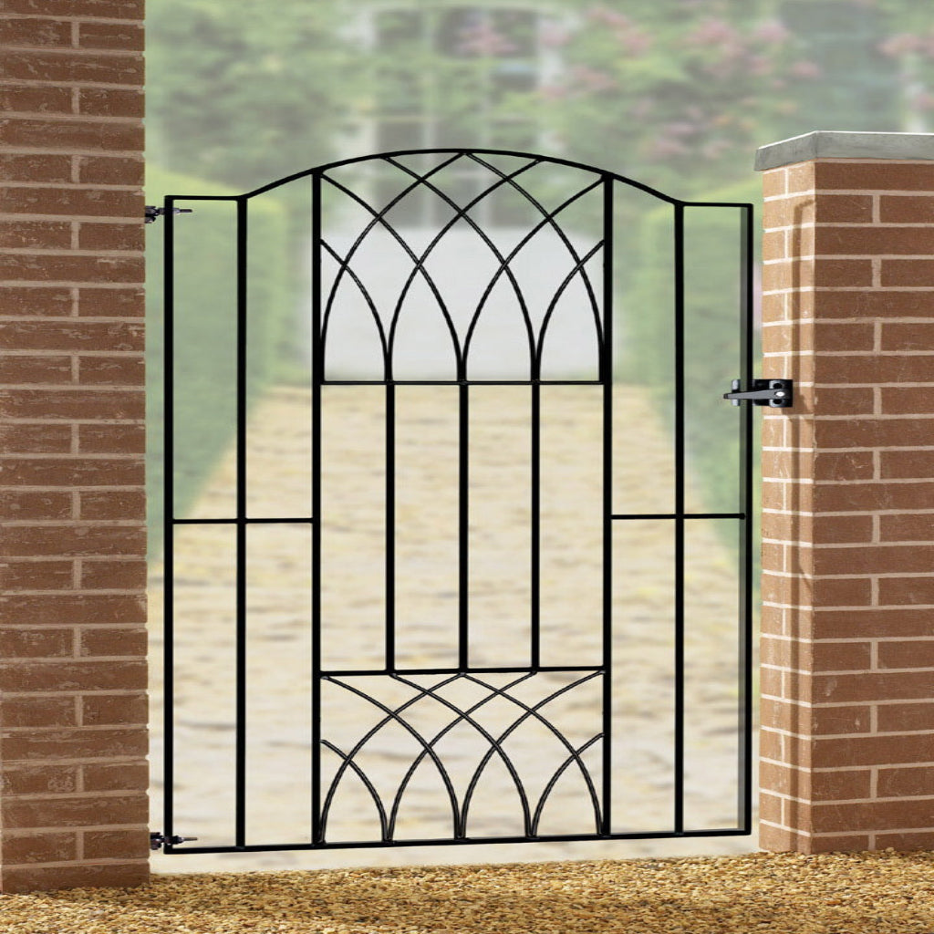 Altarnun Stepped Bow Top Garden Gate Tall – Ruby Group