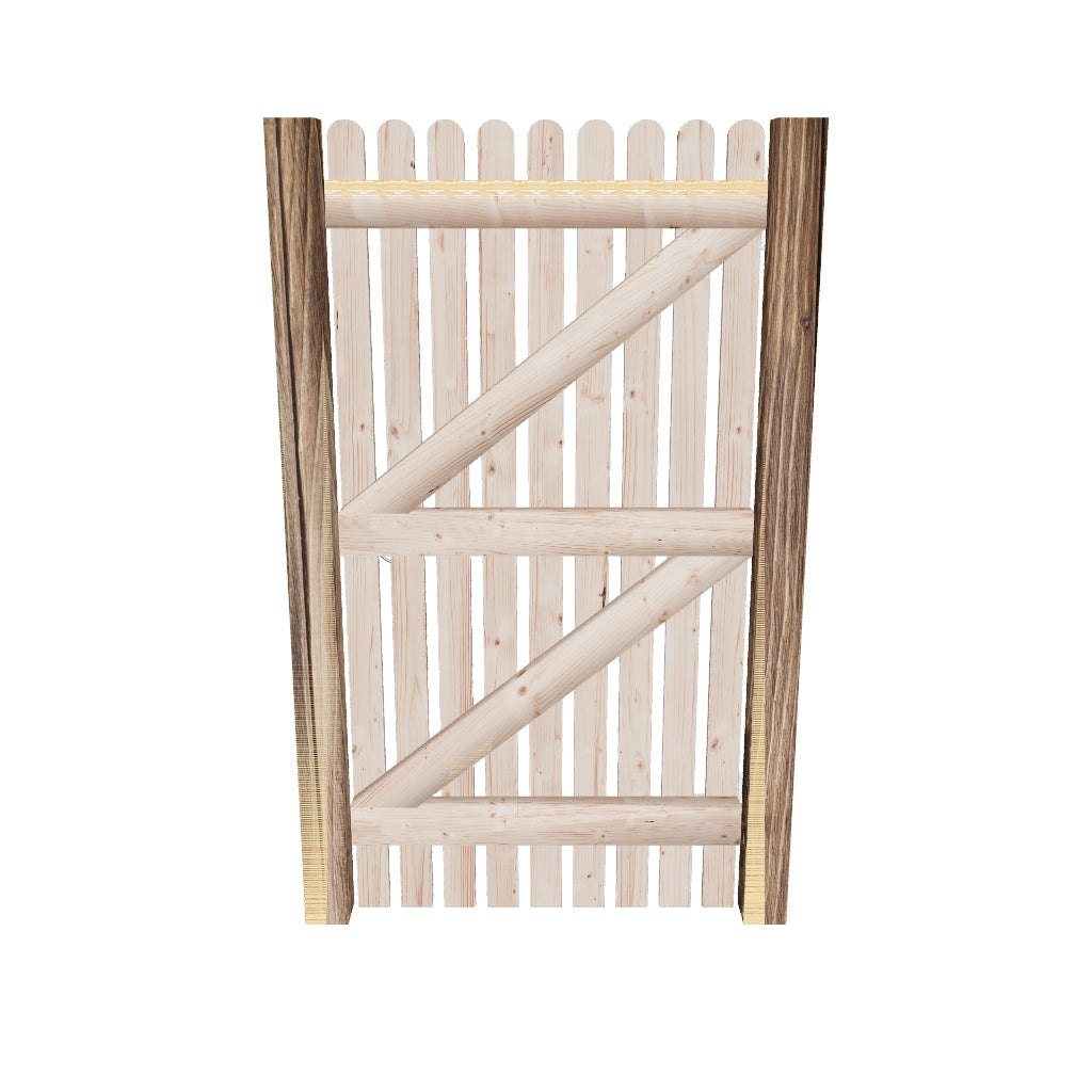 Pressure Treated Picket Side Gate | Ruby UK – Ruby Group