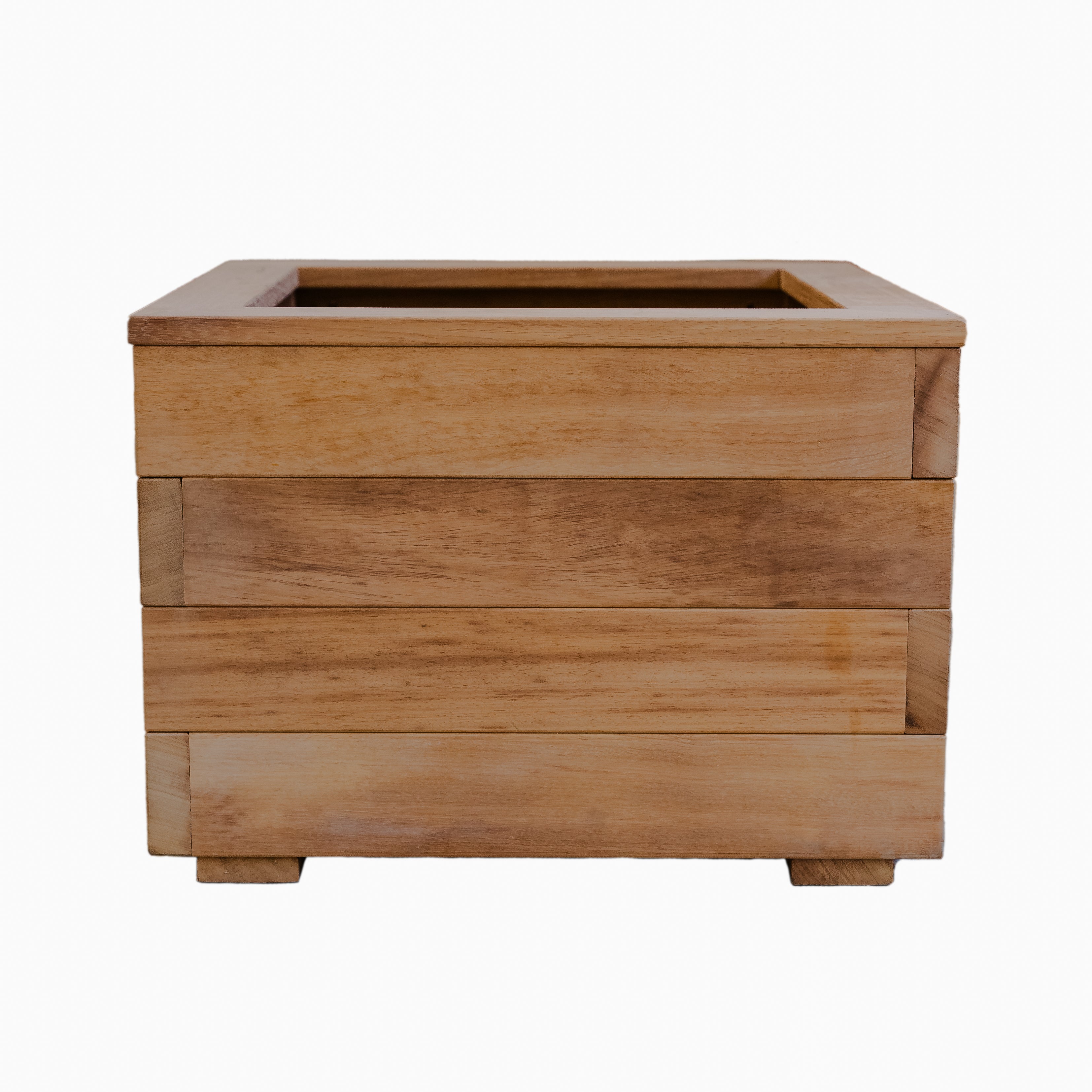 Premium Iroko Hardwood Overlap Planter – Ruby Group