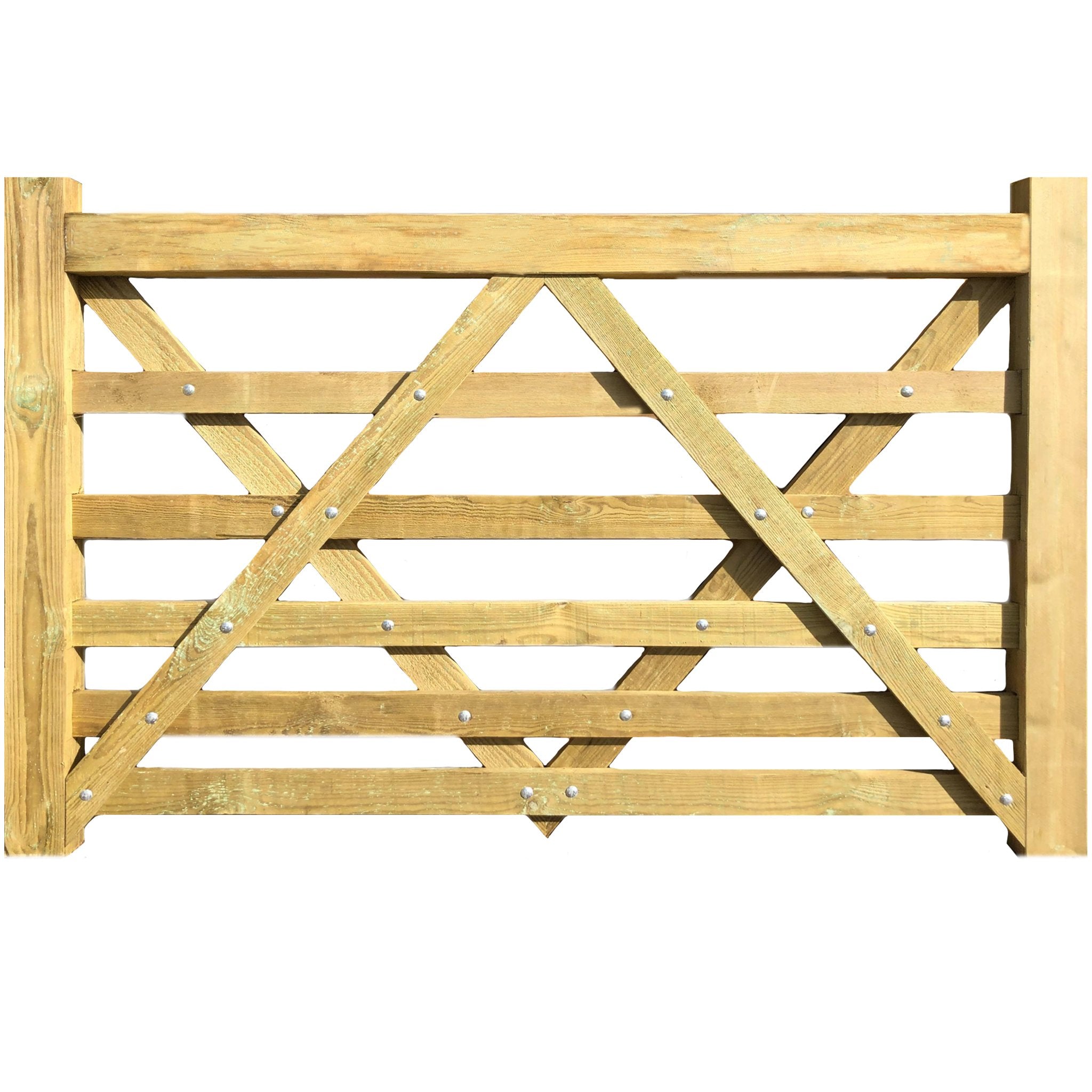 6 Bar Diamond Brace | Wooden Field Gates | Ruby UK