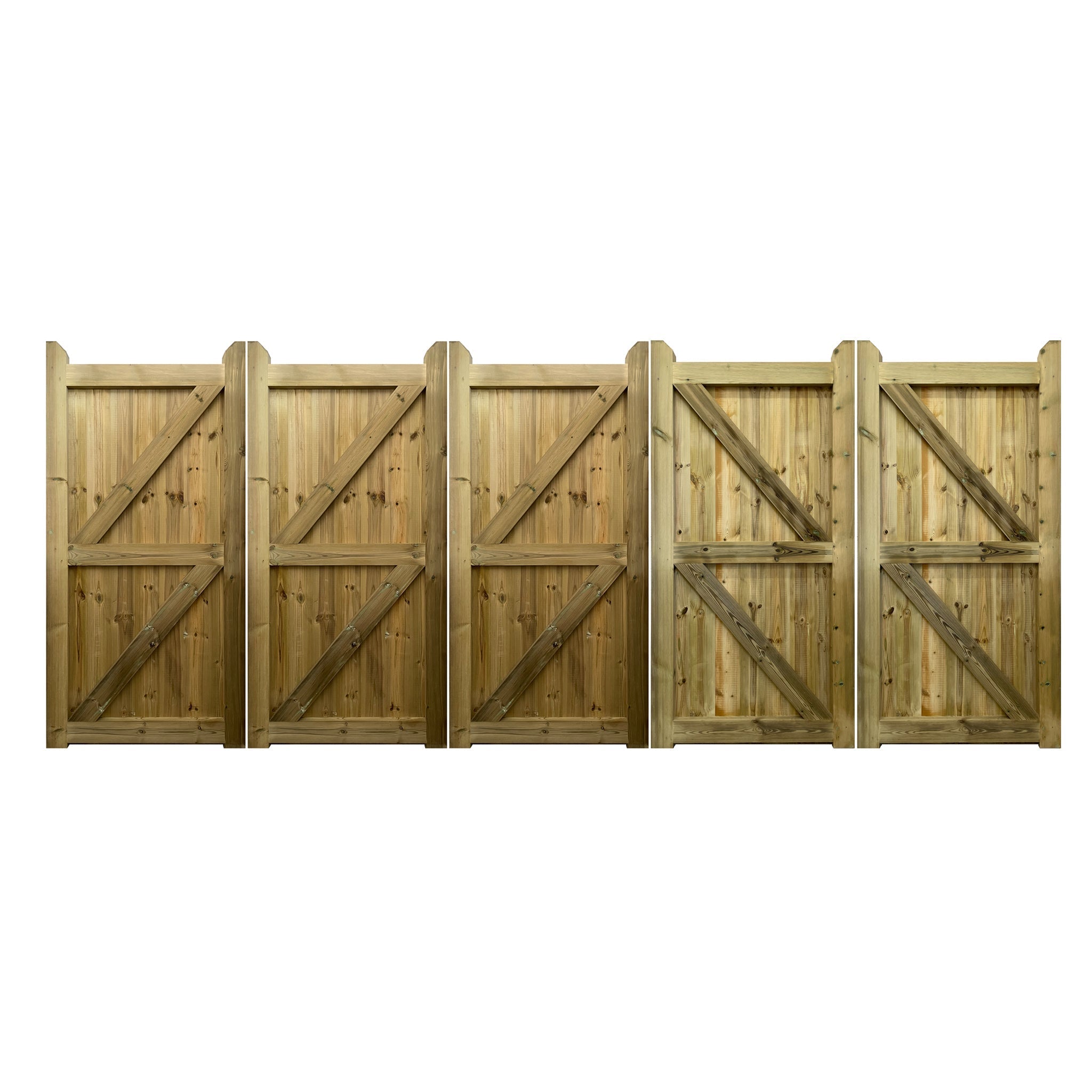 Highampton Bifold 5 Leaf Gate | Folding Driveway Gate – Ruby Group