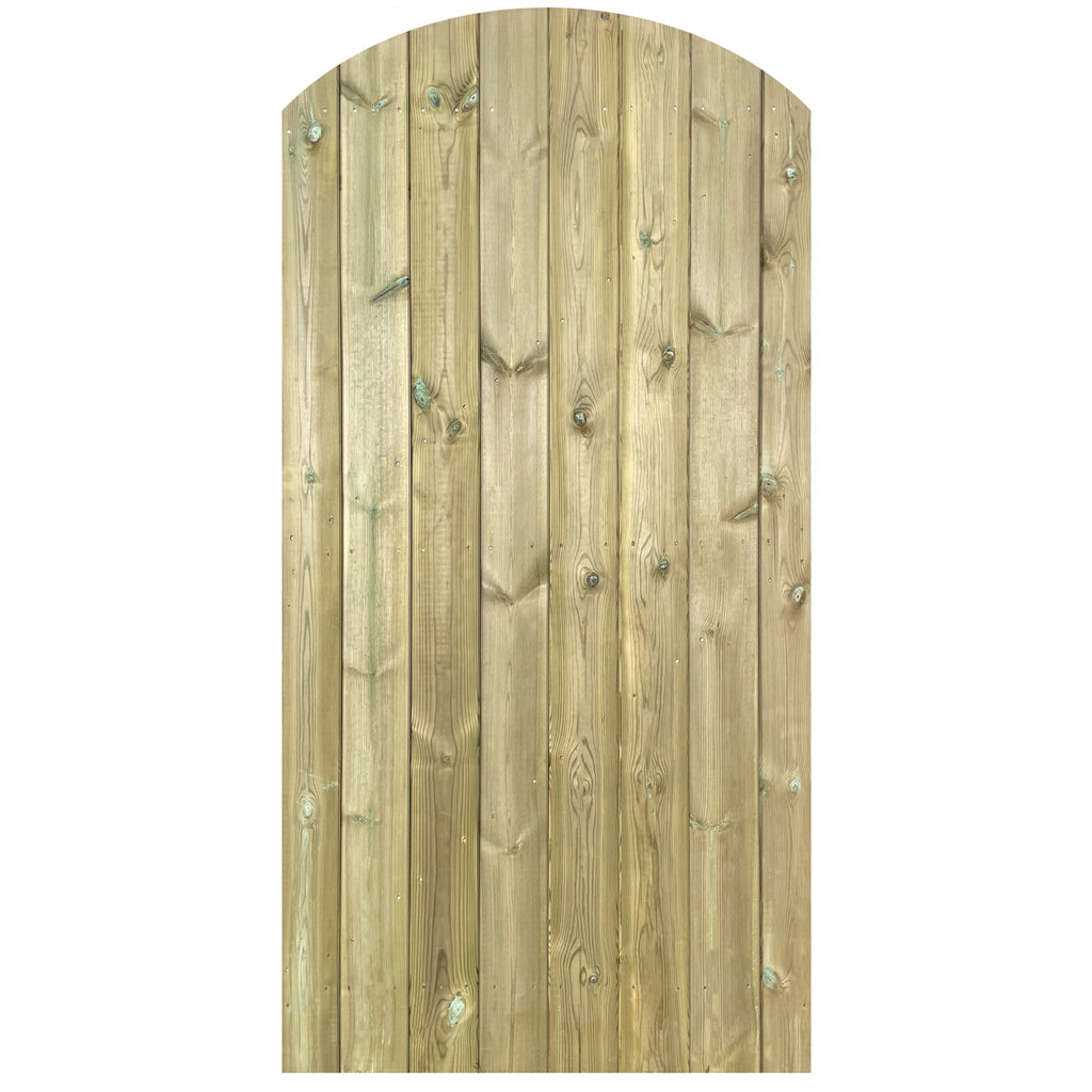 Curved Tongue & Groove Curved Side Gate | Garden Gate – Ruby Group