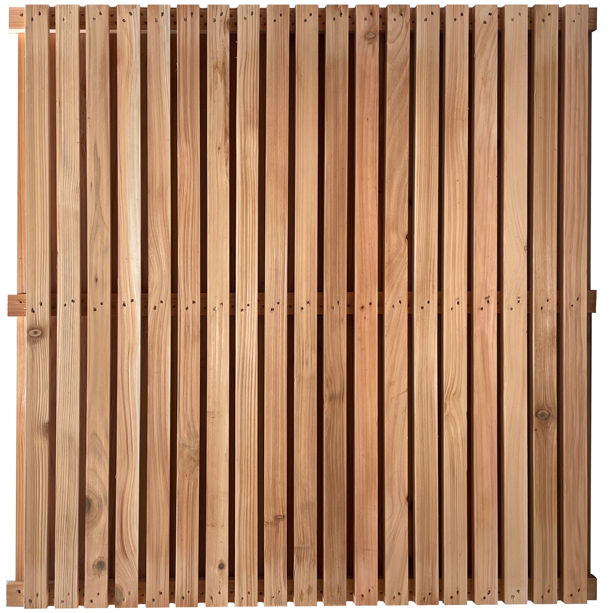 Double Sided Planed Cedar | Larch Slatted Panel |Vertical – Ruby Group