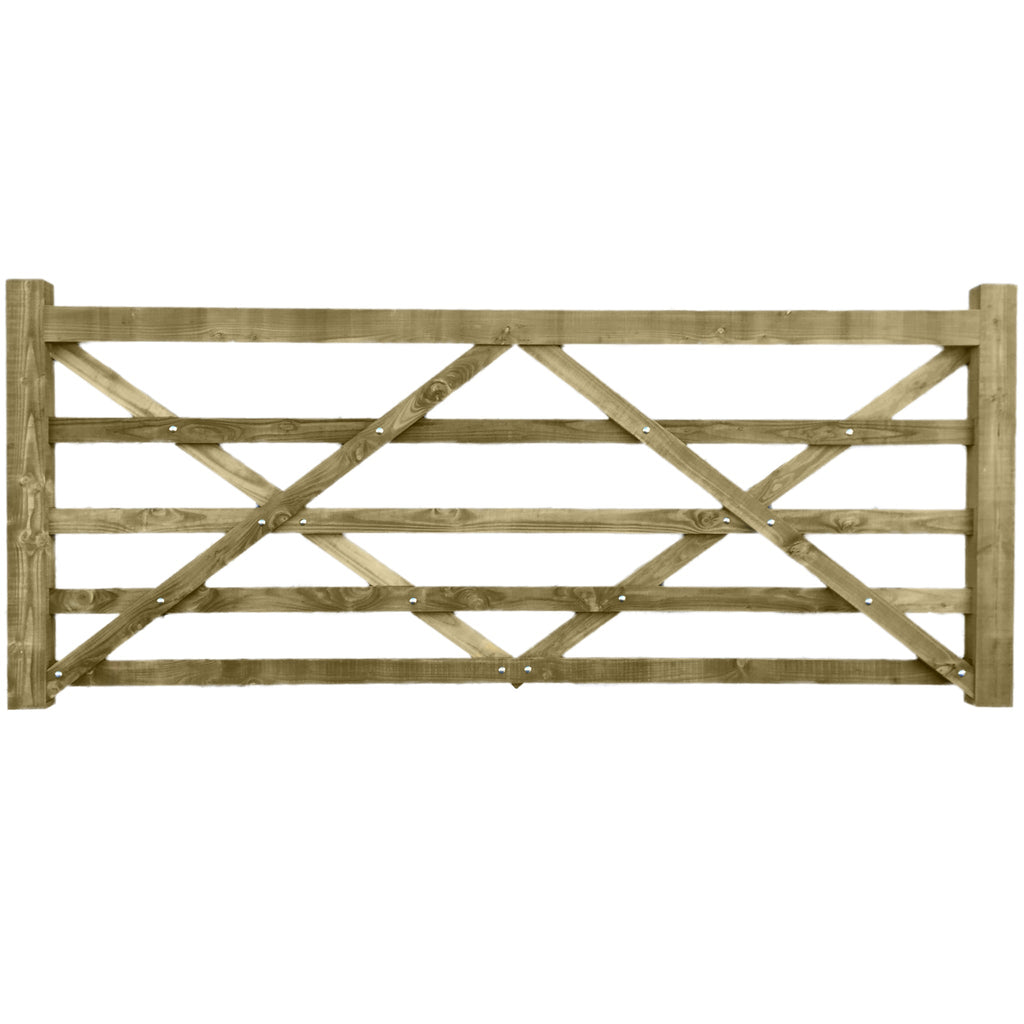 Wooden Field Gates | 5 Bar Farm Gates – Ruby Group