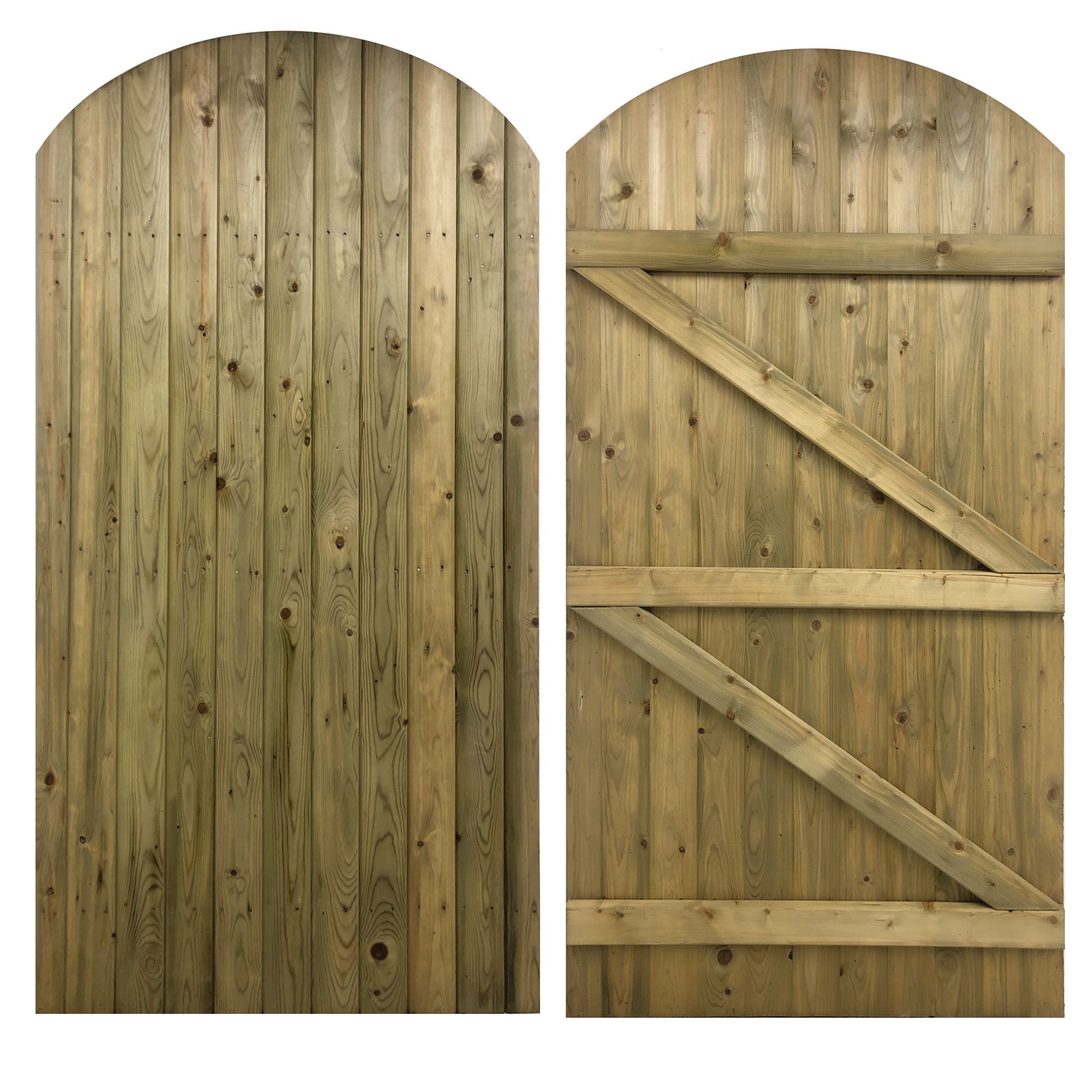 Arched Gates | Arched Wooden Gates